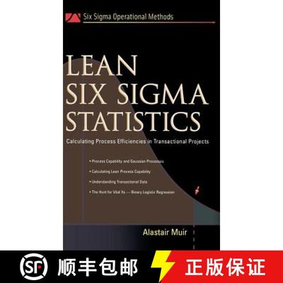 【3-4周达】Lean Six SIGMA Statistics: Calculating Process Efficiencies in Transactional Project [9780071445856]
