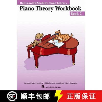 【3-4周达】Piano Theory Workbook Book 2 Hal Leonard Student Piano Library Early Intermediate Piano Le... [9780793576883]
