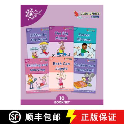 【3-4周达】Phonic Books Dandelion Launchers Extras Stages 16-20: Simple two-syllable words and suffixes [9780593847138]