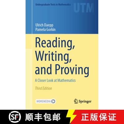 【3-4周达】精装 Reading, Writing, and Proving: A Closer Look at Mathematics (Third Edition 2026) [9781071646373]