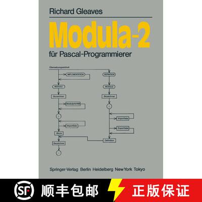 【3-4周达】Modula-2 : für Pascal-Programmierer [9783540151579]