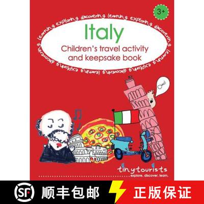 【3-4周达】Italy! Children's Travel Activity and Keepsake Book [9780995494954]