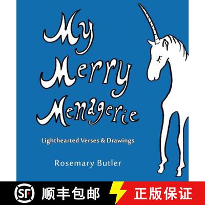 【3-4周达】My Merry Menagerie: Lighthearted Verses & Drawings [9781883378226]