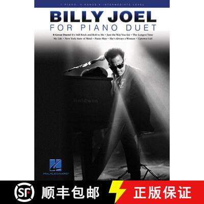 【3-4周达】This Piano Duet Songbook Features Music by Billy Joel, Presenting a Curated Collection of ... [9781495009129]