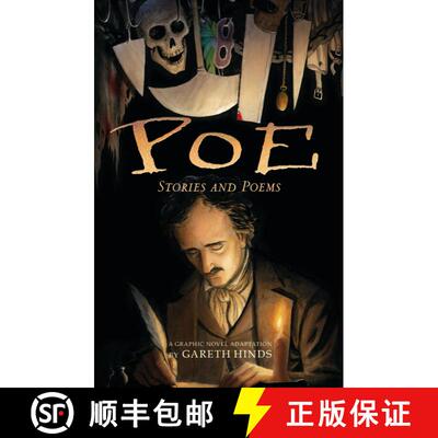 【3-4周达】Poe: Stories and Poems: A Graphic Novel; Illustrated by Gareth Hinds [9780763681128]