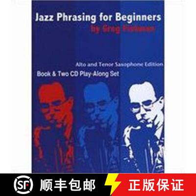 【3-4周达】JAZZ PHRASING FOR BEGINNERS ALTOTENOR SA [9780976615361]