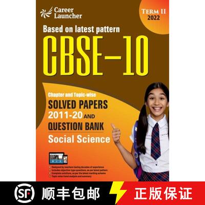 【3-4周达】CBSE Class X 2022 - Term II : Chapter and Topic-wise Solved Papers 2011-2020 & Question Ba... [9789392837104]