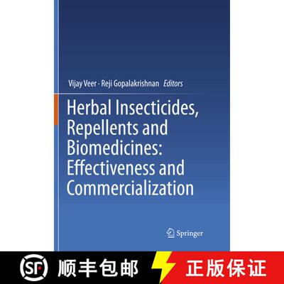 【3-4周达】Herbal Insecticides, Repellents and Biomedicines: Effectiveness and Commercialization [9788132238188]