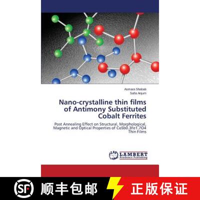 预订 Nano-crystalline thin films of Antimony Substituted Cobalt Ferrites [9783659788765]