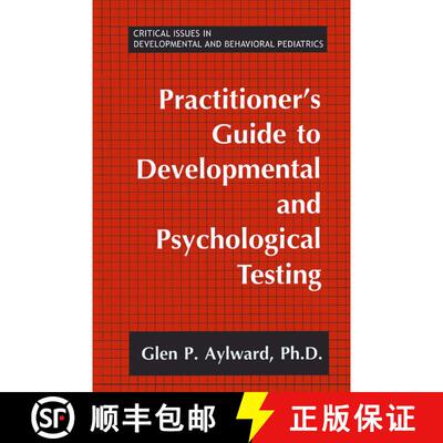 【3-4周达】Practitioner's Guide to Developmental and Psychological Testing [9780306446894]