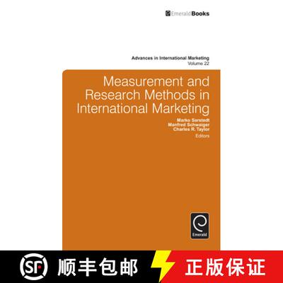 【3-4周达】Measurement and Research Methods in International Marketing [9781780520940]
