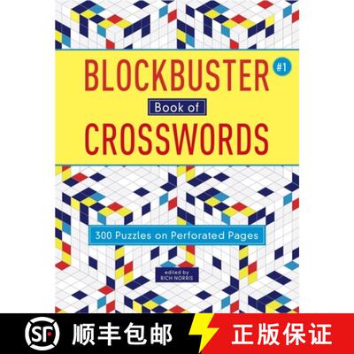 【3-4周达】Blockbuster Book of Crosswords 1: Volume 1 [9781454929987]