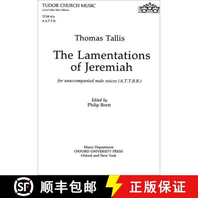 【3-4周达】Lamentations of Jeremiah: ATTBB vocal score (ATTBB vocal score) (ATTBB vocal score) [9780193520943]