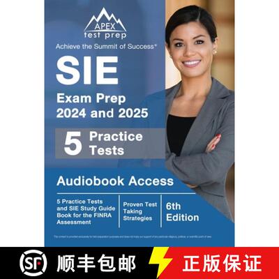 【3-4周达】SIE Exam Prep 2024 and 2025: 5 Practice Tests and SIE Study Guide Book for the FINRA Asses... [9781637753941]