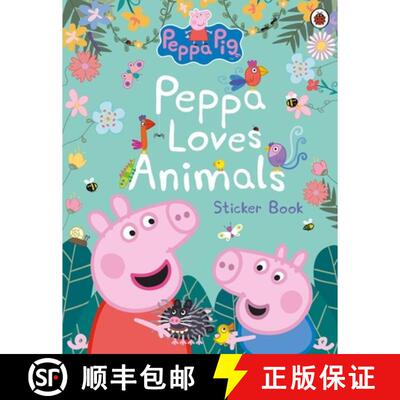 【3-4周达】Peppa Pig: Peppa Loves Animals : Sticker Activity Book [9780241476260]