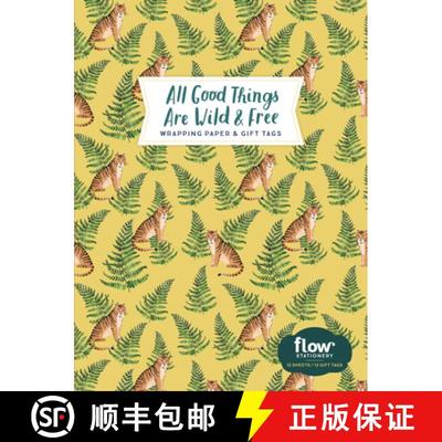 【3-4周达】All Good Things Are Wild and Free Wrapping Paper and Gift Tags [9781523509393]