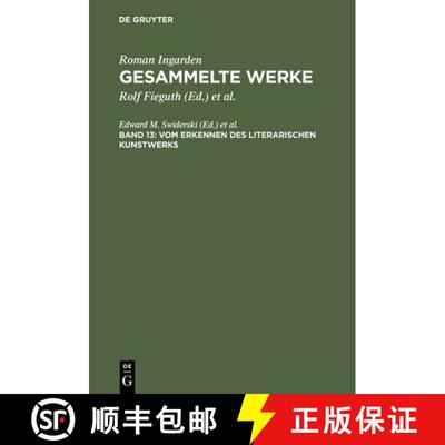 【3-4周达】精装 Vom Erkennen des literarischen Kunstwerks [9783484641136]