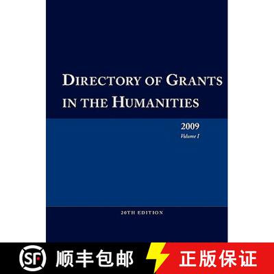 【3-4周达】Directory of Grants in the Humanities 2009 Volume 1 [9780984172504]