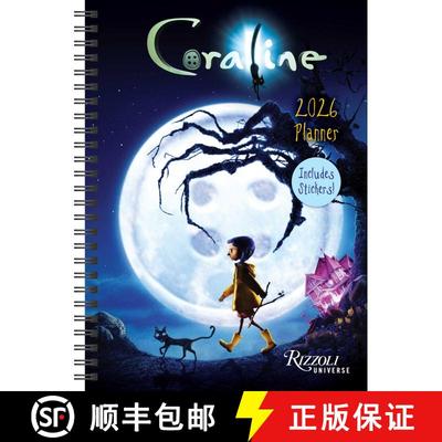 【3-4周达】Coraline 2026 Planner Calendar (Includes Stickers) [9780789348142]