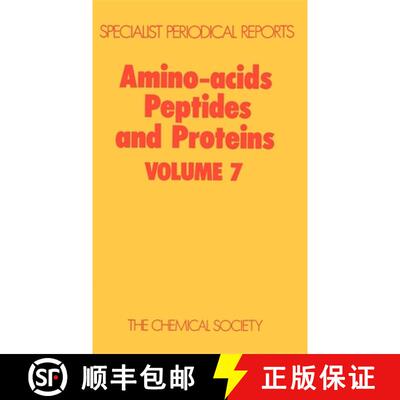 【3-4周达】精装 Amino Acids, Peptides and Proteins : Volume 7 [9780851860640]