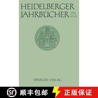 【3-4周达】Heidelberger Jahrbücher [9783540585510]