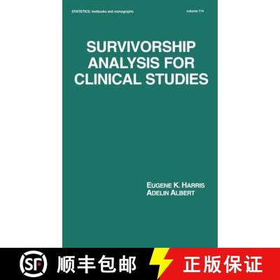 【3-4周达】Survivorship Analysis for Clinical Studies [9780824784003]