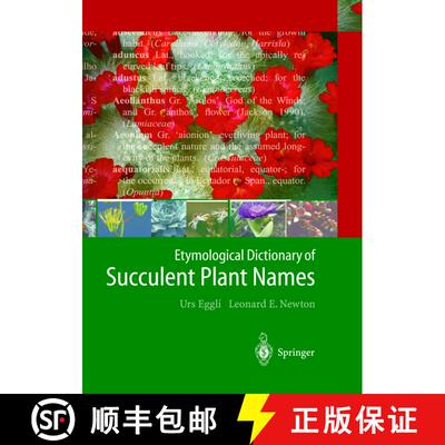 【3-4周达】Etymological Dictionary of Succulent Plant Names [9783540004899]