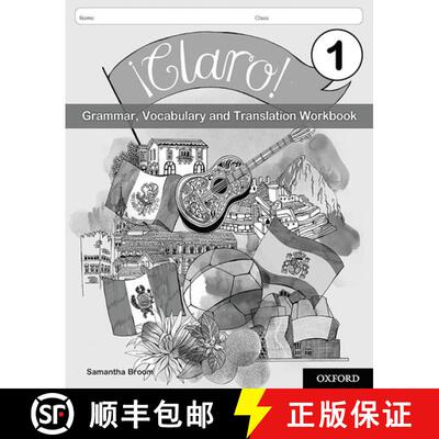 【3-4周达】¡Claro! 1 Grammar Vocabulary and Translation Workbook (Pack of 8): Get Revision with Results [9780198425564]