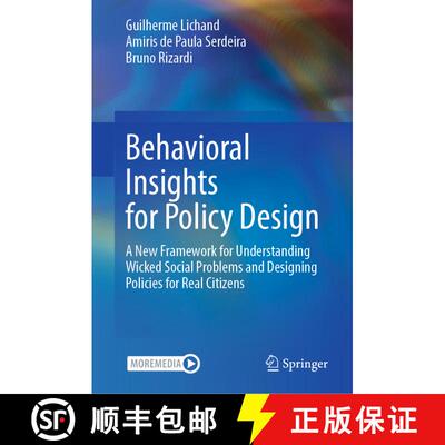 【3-4周达】精装 Behavioral Insights for Policy Design : A New Framework for Understanding Wicked Soci... [9783031330339]