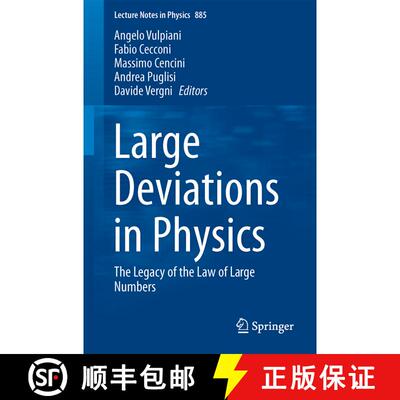 【3-4周达】Large Deviations in Physics : The Legacy of the Law of Large Numbers [9783642542503]