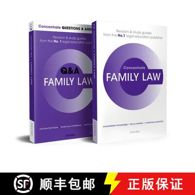 【3-4周达】Family Law Revision Concentrate Pack: Law Revision and Study Guide [9780192885555]