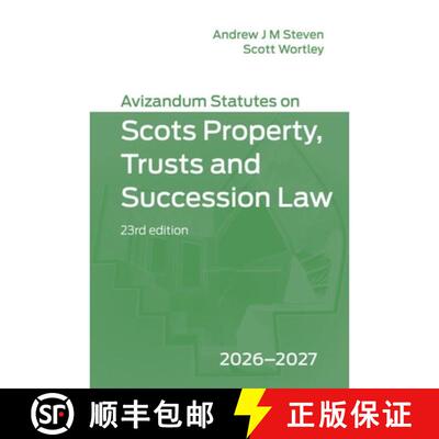 【3-4周达】Avizandum Statutes on Scots Property, Trusts and Succession Law: 2026-2027, 23rd Edition [9781399575102]