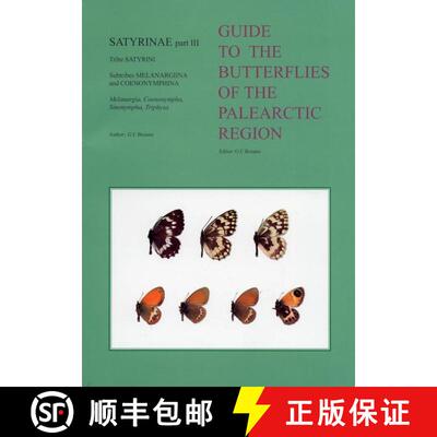 【3-4周达】Satyrinae Part 3 (Guide to the Butterflies of the Palearctic Region) [9788887989038]