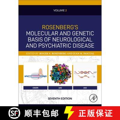 【3-4周达】精装 Rosenberg's Molecular and Genetic Basis of Neurological and Psychiatric Disease, Seve... [9780443191763]
