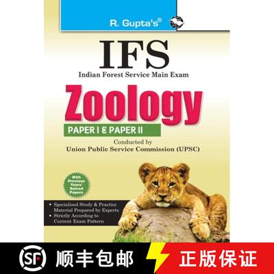 预订 Upsc: IFS Zoology (Including Paper I & II) Main Exam Guide [9788178129372]