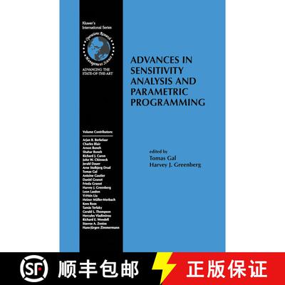 【3-4周达】Advances in Sensitivity Analysis and Parametric Programming [9780792399179]