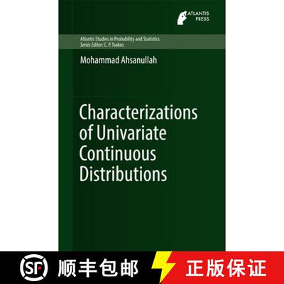 【3-4周达】精装 Characterizations of Univariate Continuous Distributions [9789462391383]