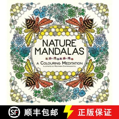 【3-4周达】Nature Mandalas: A Colouring Meditation [9781912785520]
