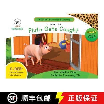 【3-4周达】C-DER (Cheetah Decodable & Early Readers) Set 1, Book 7, Pluto Gets Caught [9798330329687]