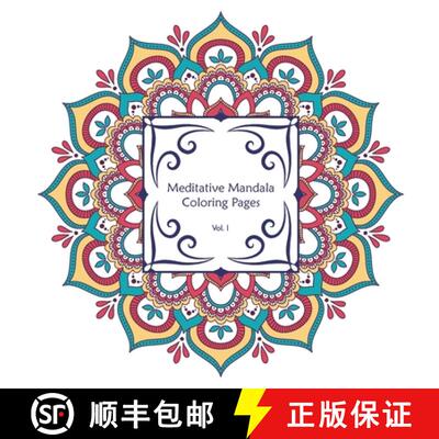 【3-4周达】Meditative Coloring Pages Vol. 1 [9781732762367]