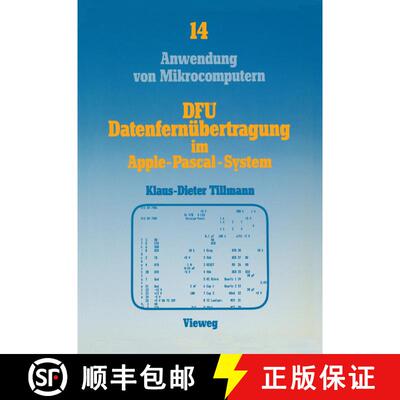 【3-4周达】DFÜ, Datenfernübertragung im Apple-Pascal-System [9783528044466]