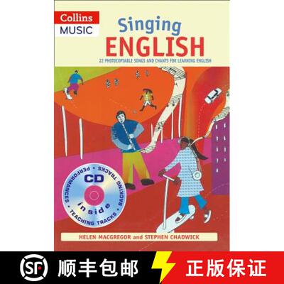 【3-4周达】Singing English (Book + Audio): 22 Photocopiable songs and chants for learning English [9780713673616]
