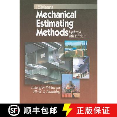 【3-4周达】Means Mechanical Estimating Methods: Takeoff & Pricing For Hvac & Plumbing, Updated 4Th Ed... [9780876290170]