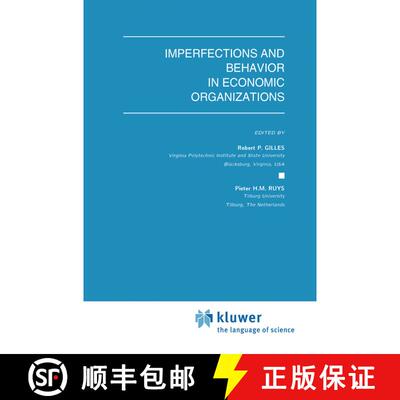【3-4周达】Imperfections and Behavior in Economic Organizations [9780792394594]