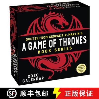 【3-4周达】Quotes from George R. R. Martin's Game of Thrones Book Series 2020 Day-to-Day Calendar [9781449498405]