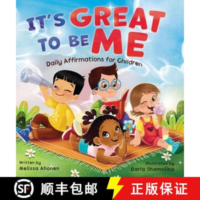 【3-4周达】精装 It's Great to Be Me: Daily Affirmations for Children [9781737712114]
