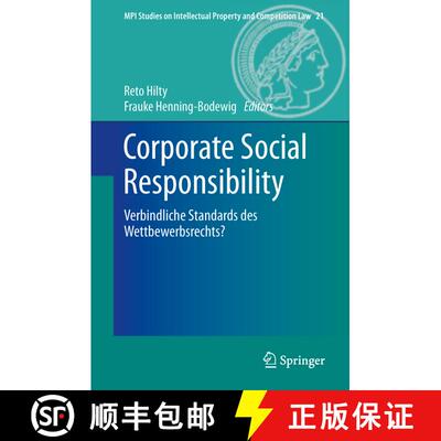 【3-4周达】精装 Corporate Social Responsibility : Verbindliche Standards des Wettbewerbsrechts? [9783642540042]