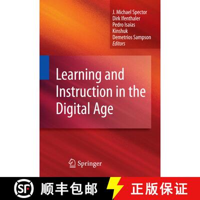 【3-4周达】精装 Learning and Instruction in the Digital Age [9781441915504]