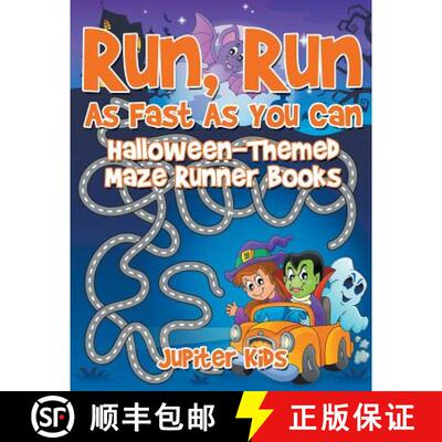 【3-4周达】Run, Run As Fast As You Can : Halloween-Themed Maze Runner Books [9781541932807]