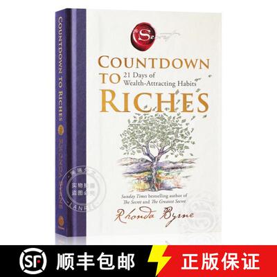 【3-4周达】精装 财富倒计时 英版精装 Countdown to Riches: 21 Days of Wealth-Attracting Habits [9780008783495]